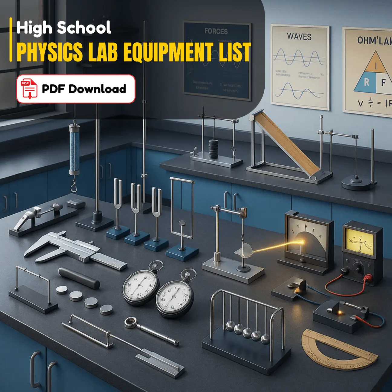 High School Physics Lab Equipment List PDF Free Download - STEM SUNQ